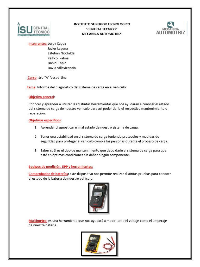 Informe Electricidad | PDF | Ingenieria Eléctrica | Batería recargable