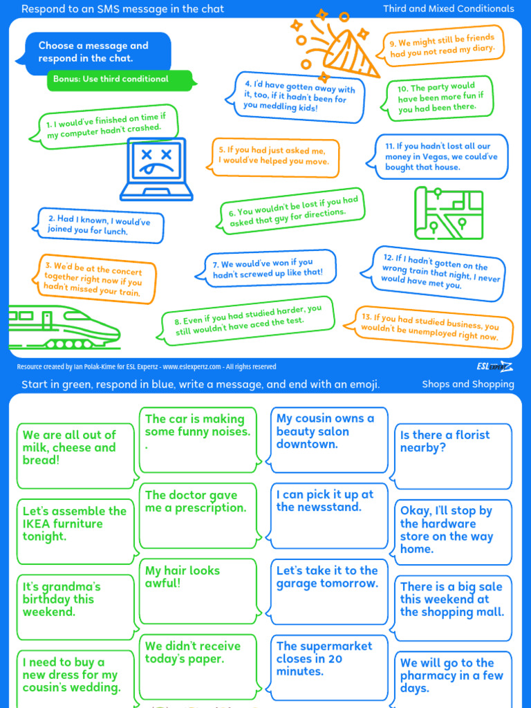 Third Conditional SMS Game | PDF | Economies | Marketing