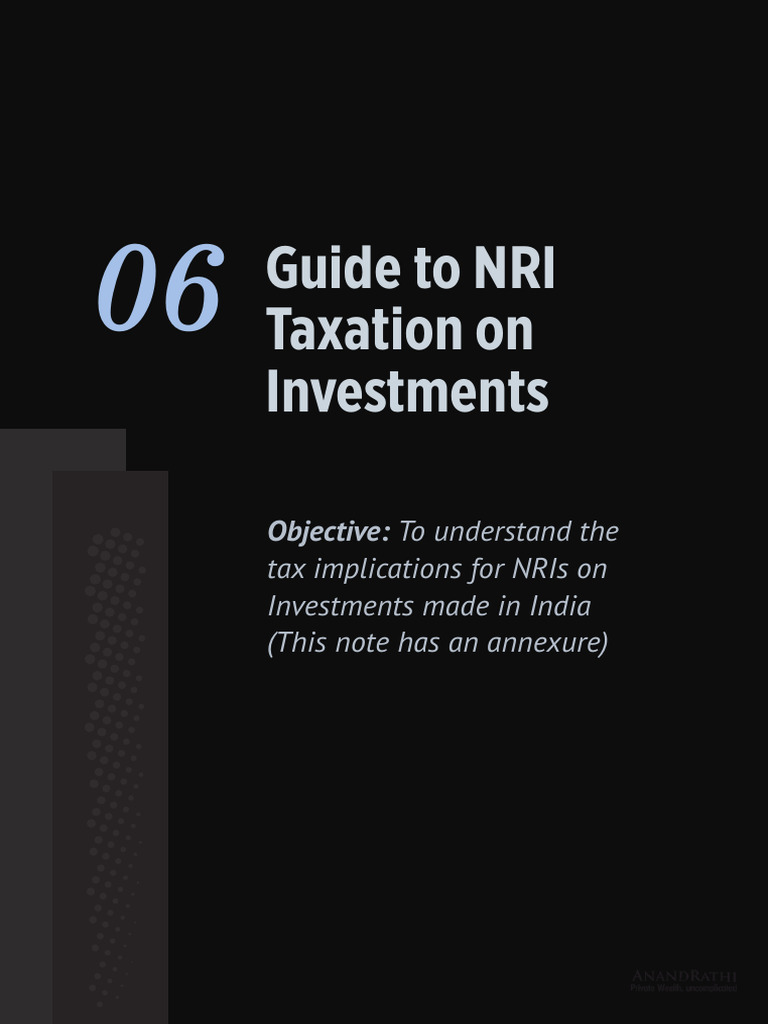 Knowledge Series E2 Guide To Nri Taxation 2023 | Pdf | Taxes | Double 