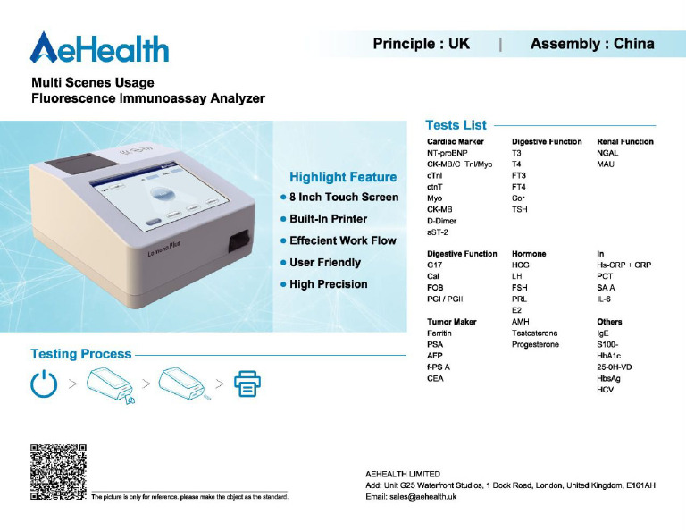 Hormone Analyzer POCT Lamuno Plus | PDF