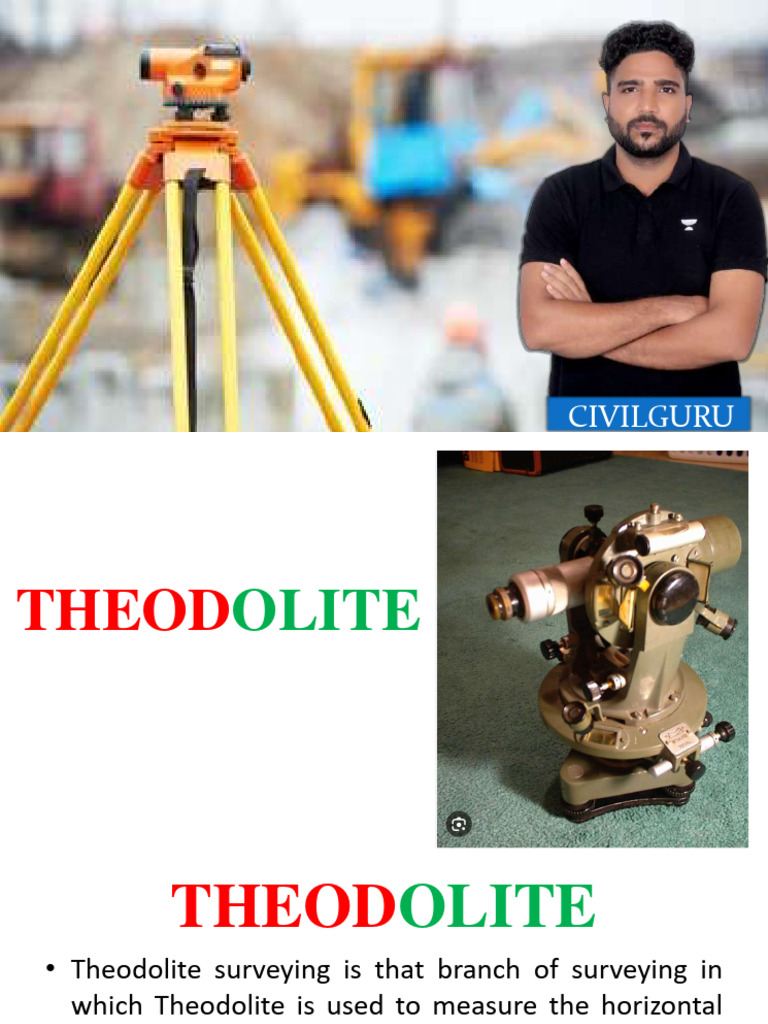 Theodlite | PDF | Surveying | Metrology