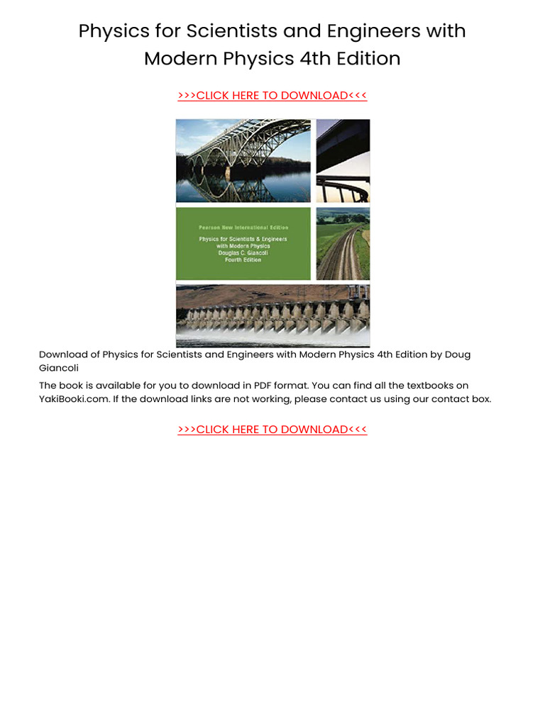 of Physics For Scientists and Engineers With Modern Physics 4th Edition PDF | PDF | Computers