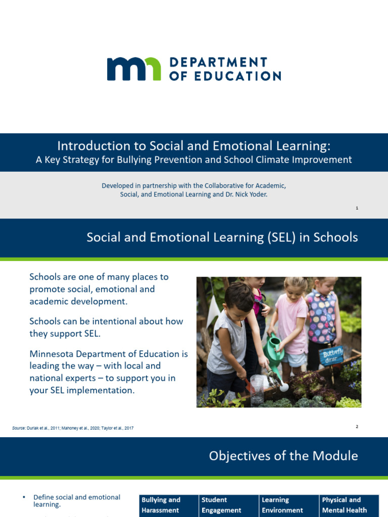 Introduction To SEL | PDF | Psychology | Behavioural Sciences