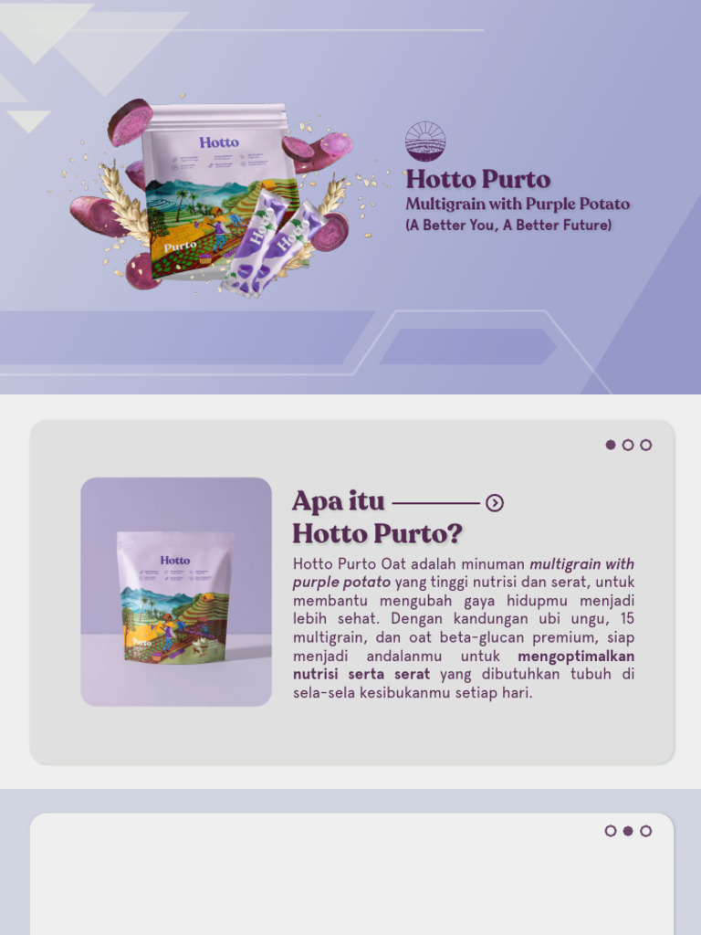 Kandungan Gizi Hotto Purto Oat | PDF | Kesehatan Holistik