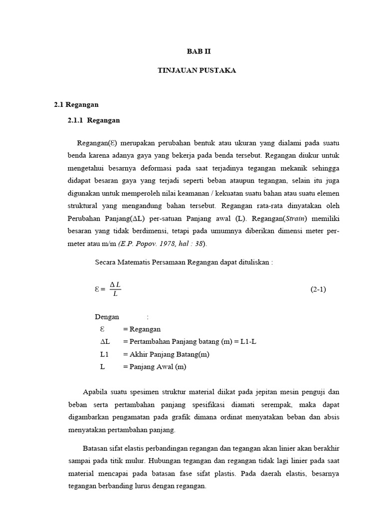 BAB II Baru (Revisi) | PDF | Sains & Matematika