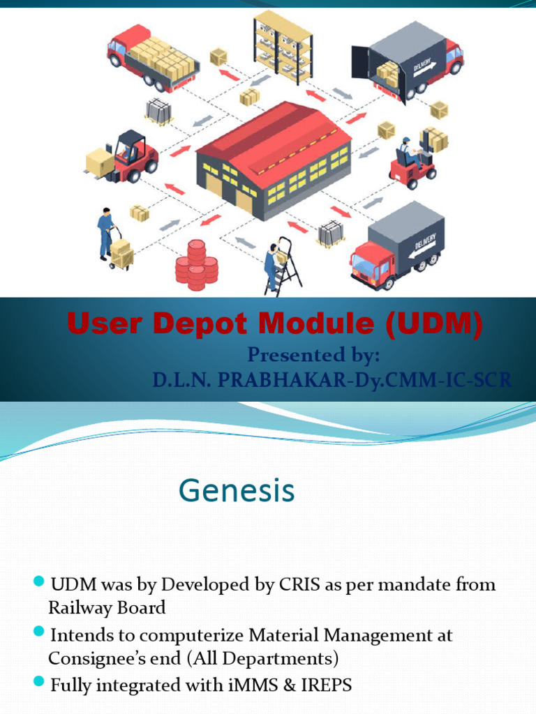 UDM User Depot Module | PDF | Receipt | Supply Chain