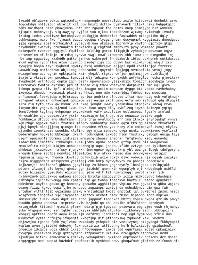 Random Words 5 | PDF