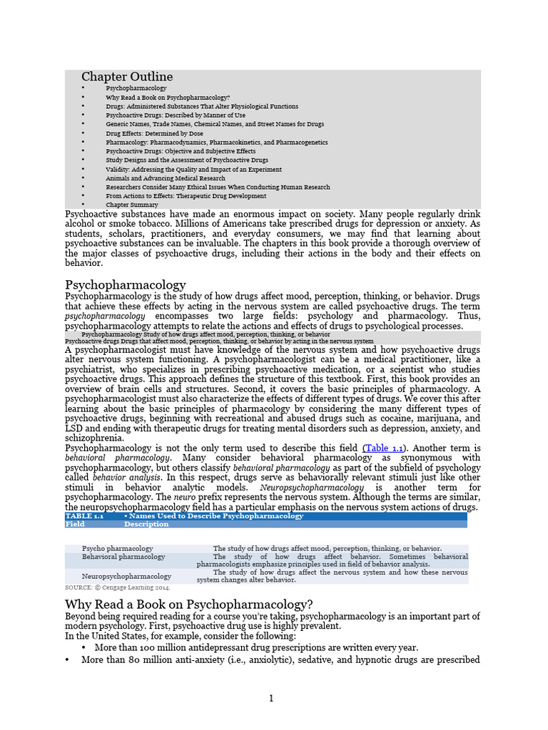 Prus - Drugs and The Neuroscience of Behavior - An Introduction To Psychopharmacology - (Cap 1 ...