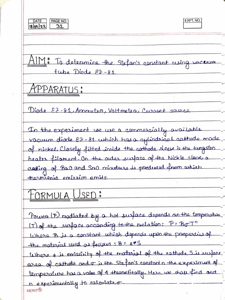 Stefan's Constant | PDF