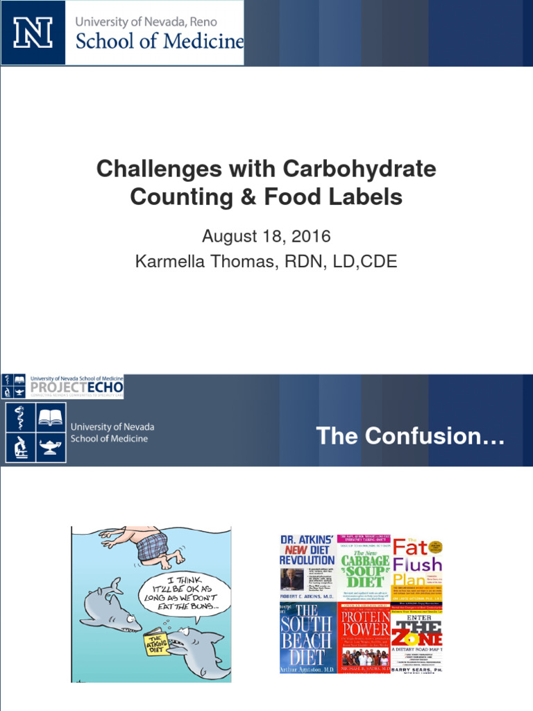 Carbohydrate Counting | PDF | Carbohydrates | Foods