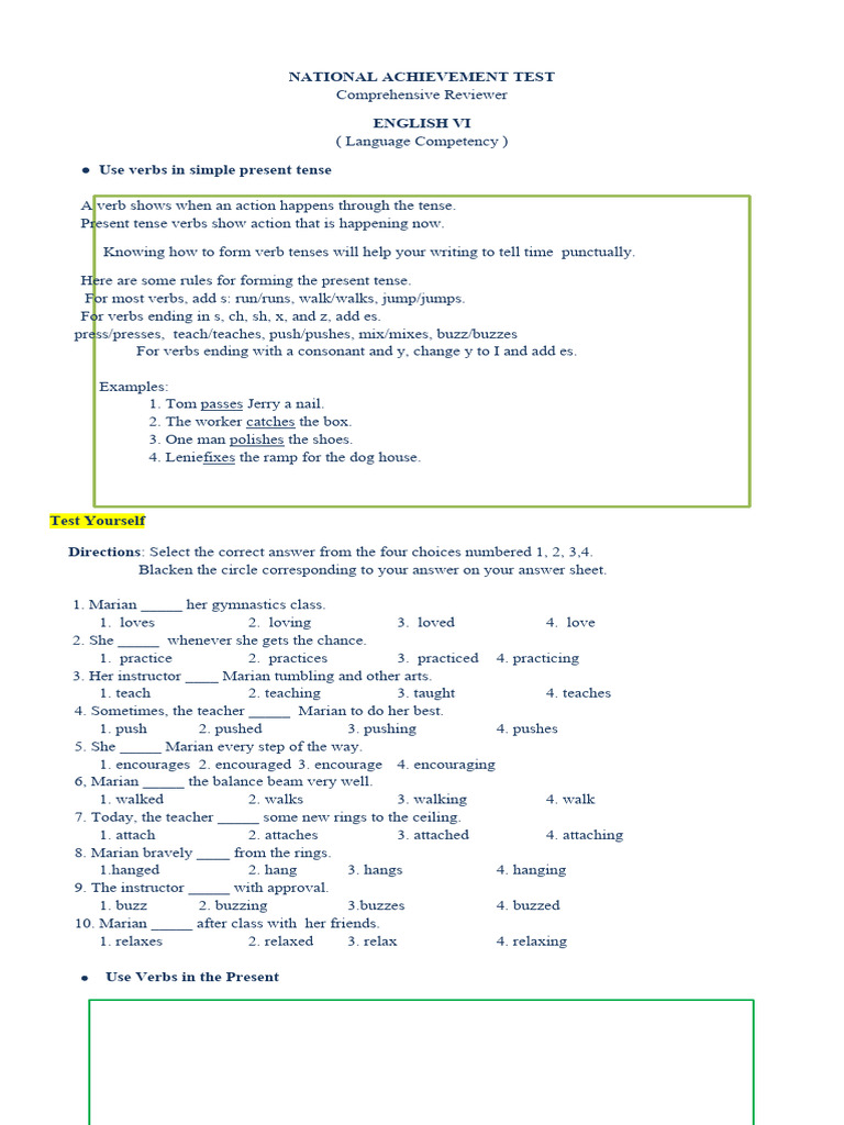 Englısh 2 | PDF | Grammatical Number | Sentence (Linguistics)