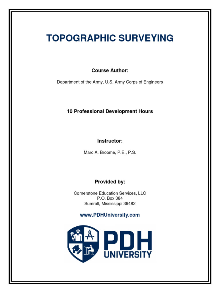 Topographic Surveying | PDF | Topography | Surveying