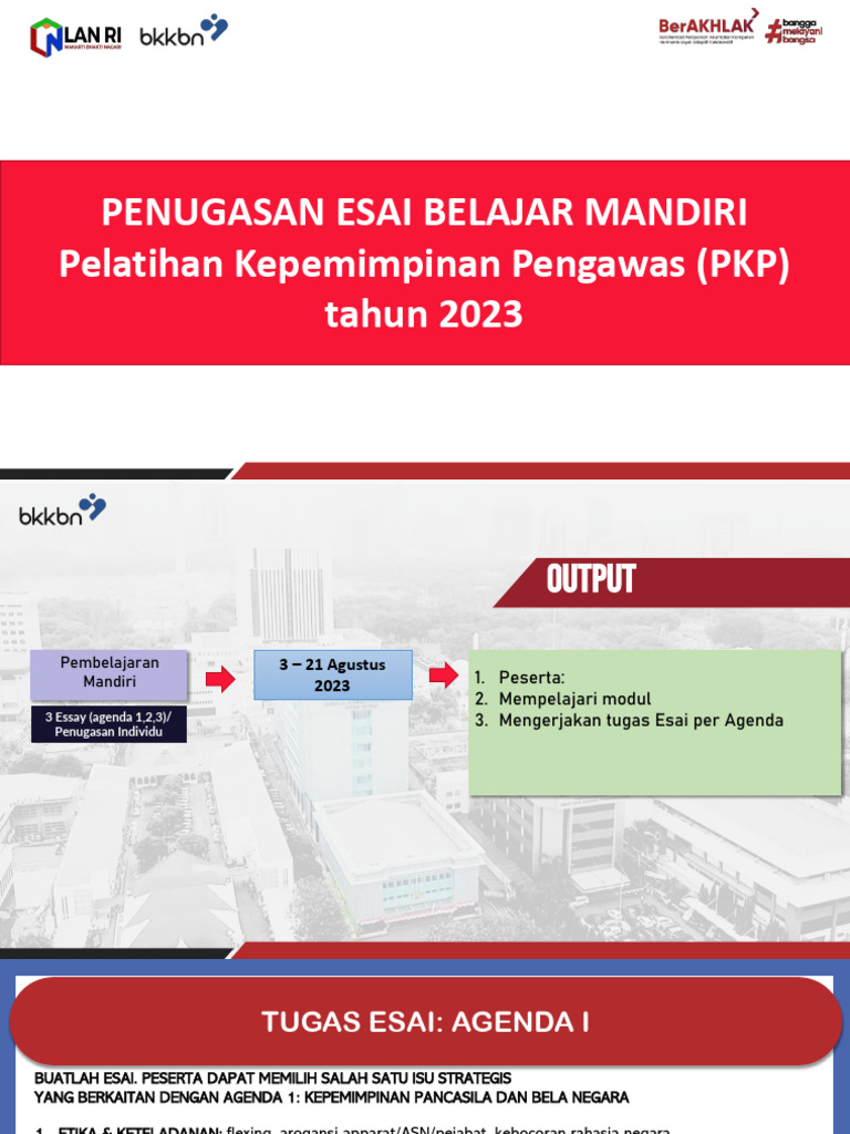 Tugas Esai Agenda 1 PKP 2023 | PDF | Karier & Perkembangan