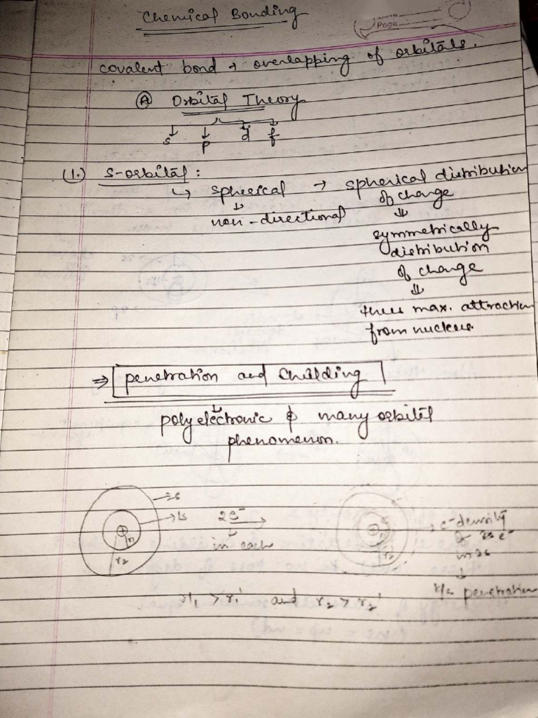 Chemical Bonding Notes - 22690455 | PDF
