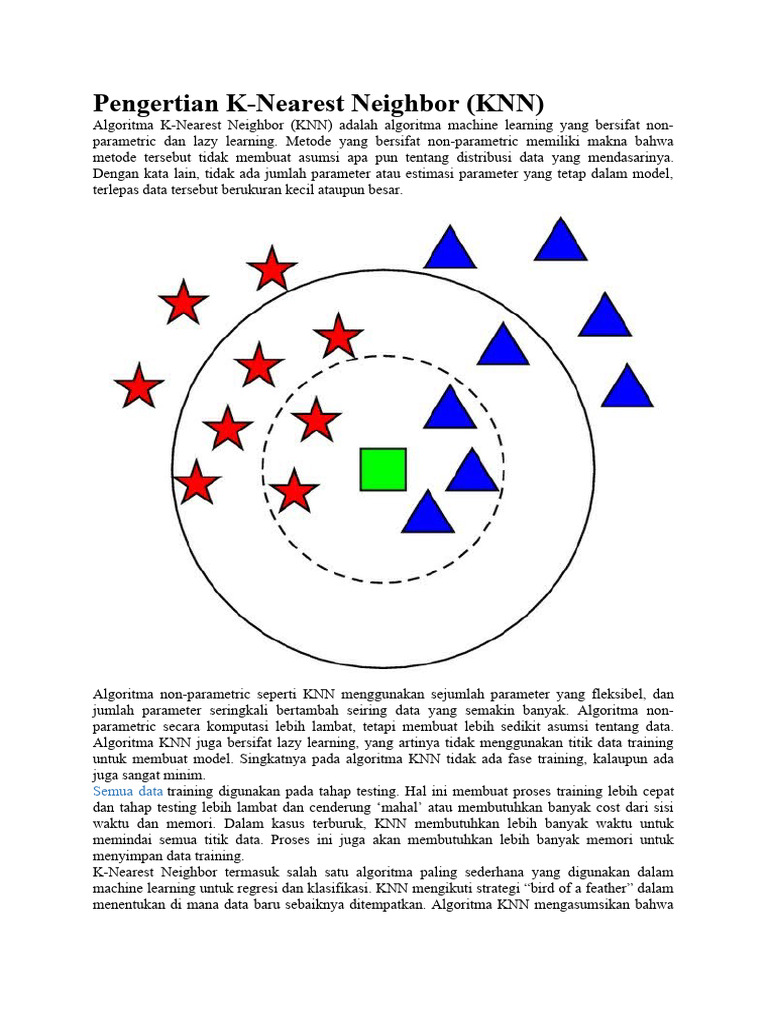 Pengertian KNN | PDF | Komputer