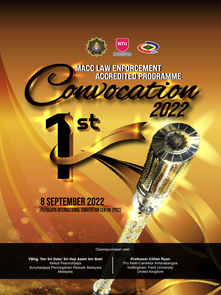 1st Macc Law Enforcement Accredited Programme Convocation 2022 My 07092022 | PDF