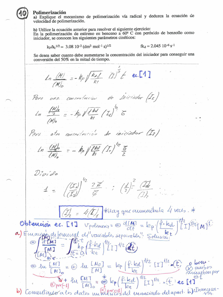 14) Resolucion Problema 10 Hoja 2 (CQ) | PDF