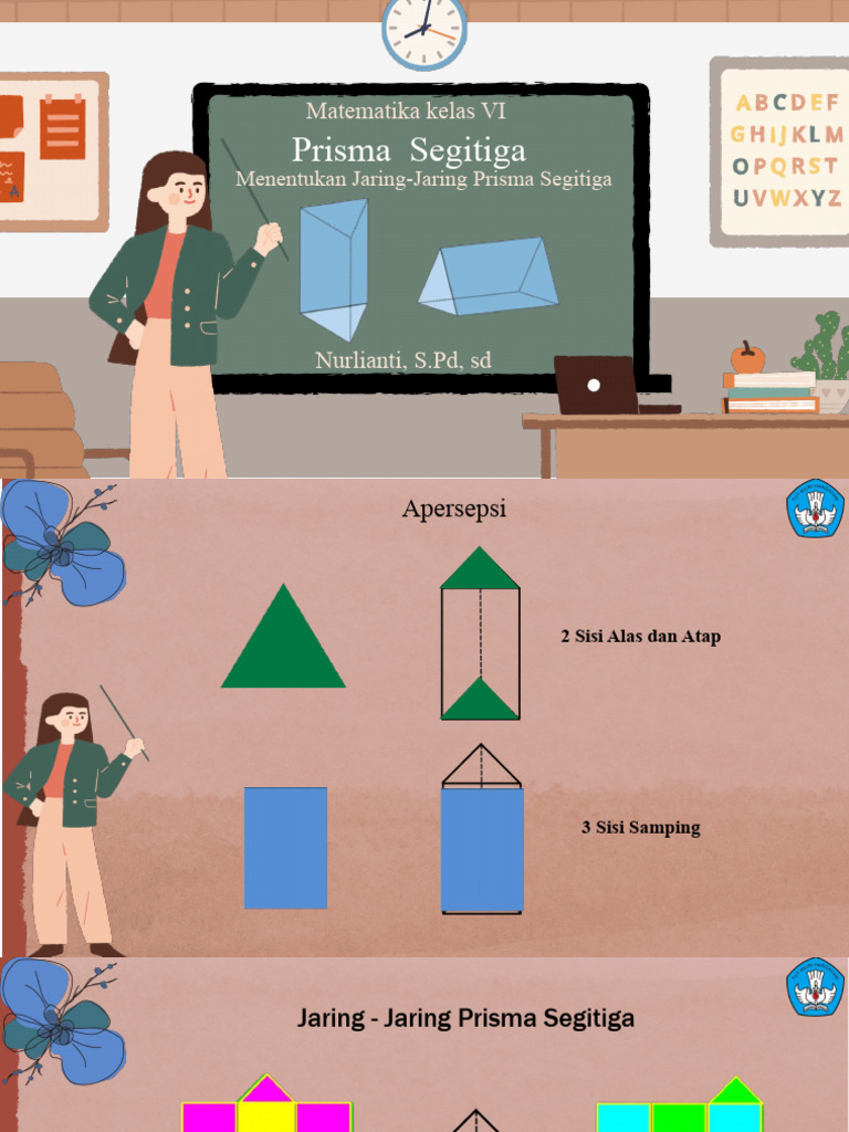 Jaring-Jaring Prisma Segitiga | PDF | Teknologi & Rekayasa