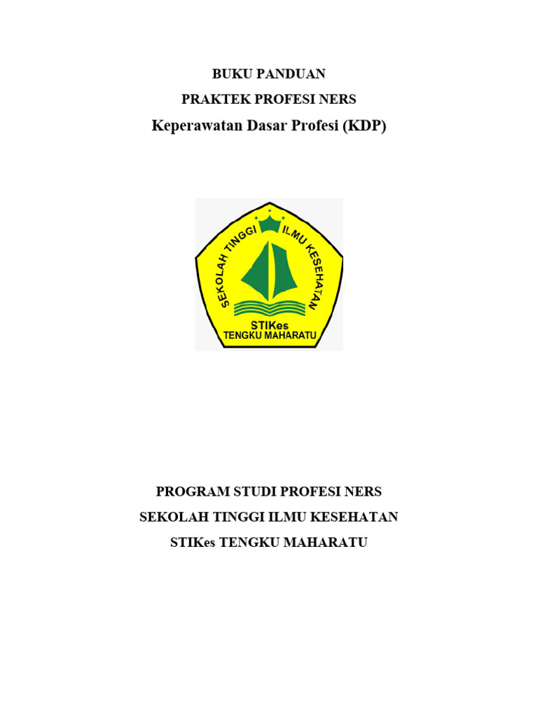 Keperawatan Dasar Profesi (KDP) : Buku Panduan Praktek Profesi Ners | PDF | Sains & Matematika