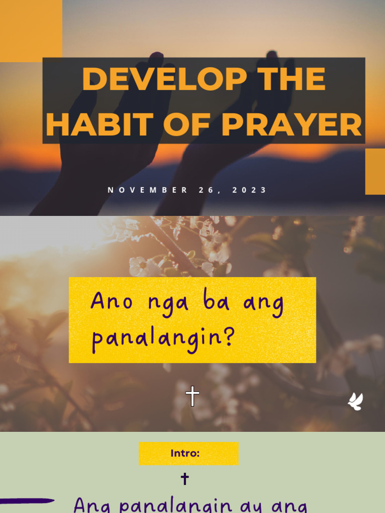 Develop A Hbait of Prayer - Juniors Team | PDF