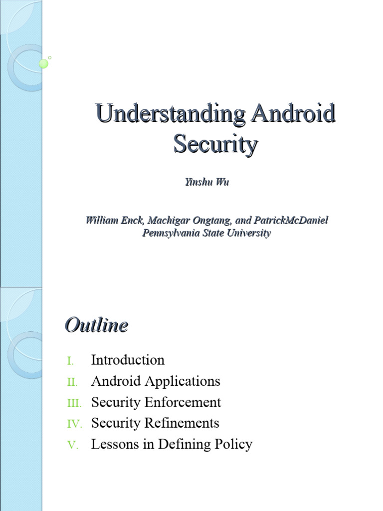 Understanding Android Security | PDF