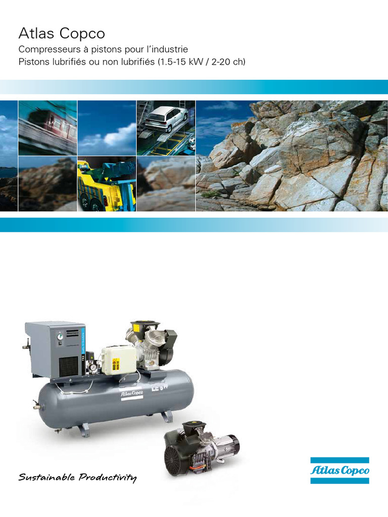 Atlas Copco CompresseurPiston LE LT LF | PDF
