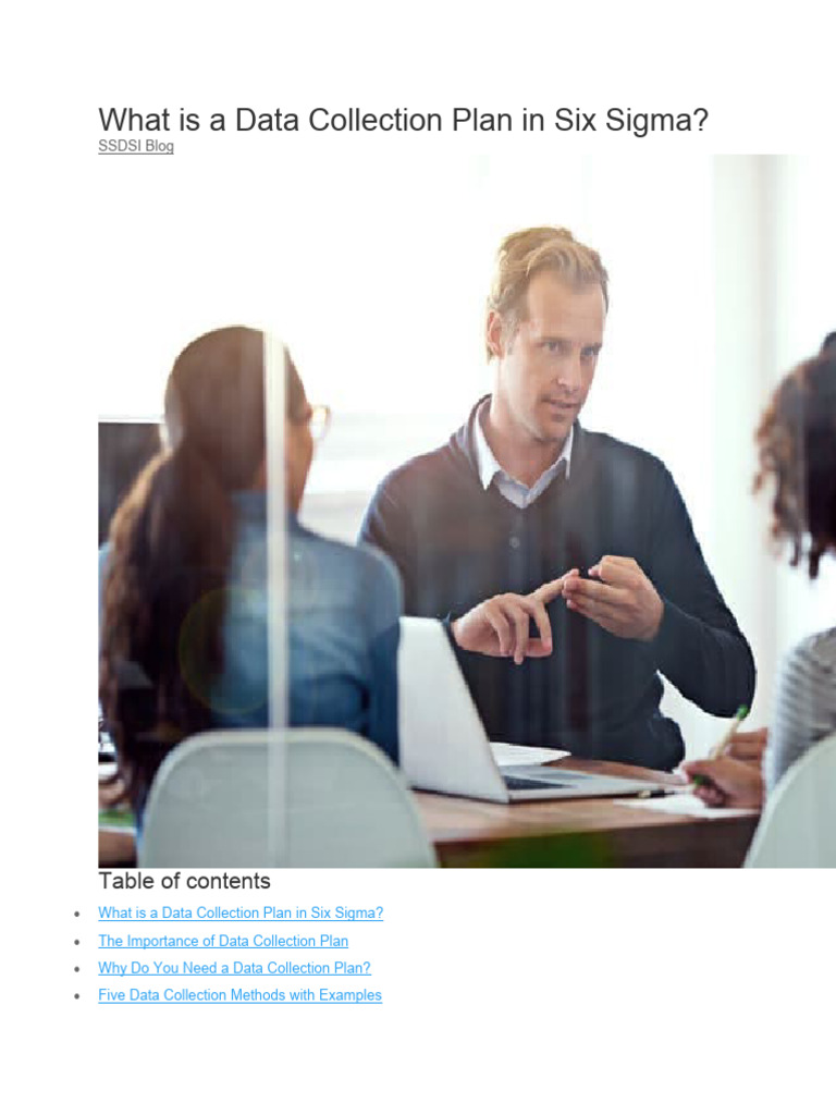 Data Collection Plan | PDF