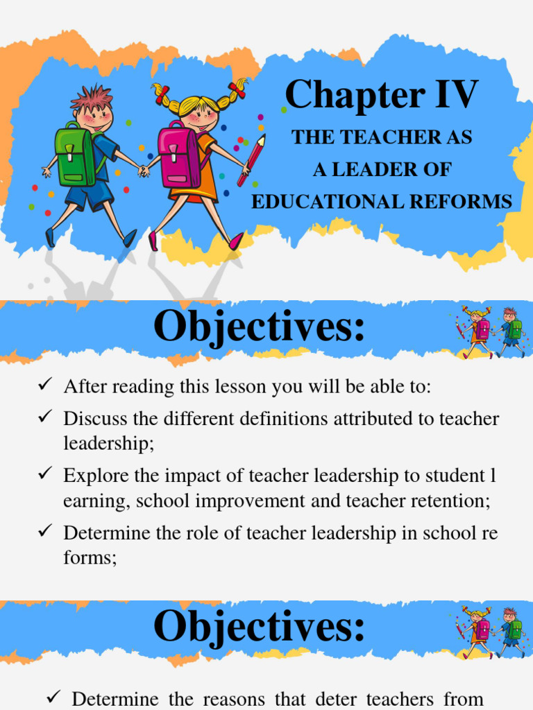 Chapter 4 | PDF | Teachers | Leadership