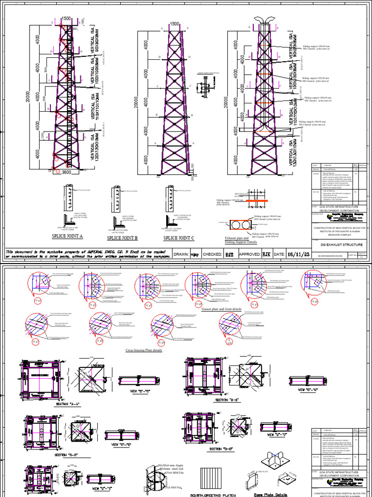 DG Exhaust Structure & Bom | PDF