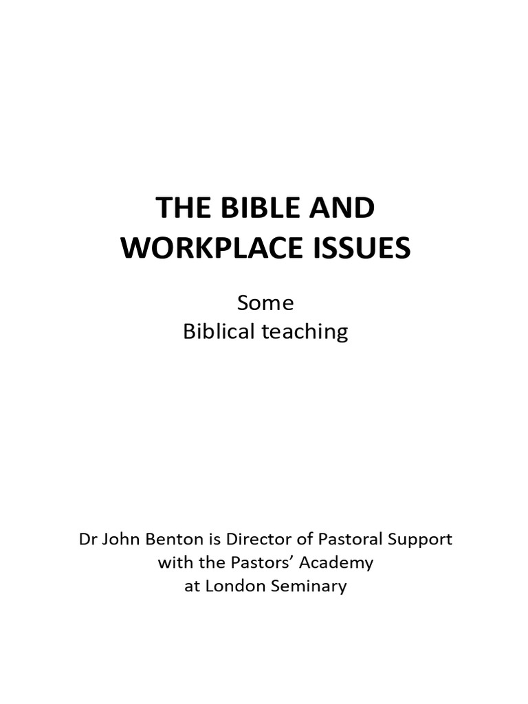 Workplace-Issues PDF Reading | PDF