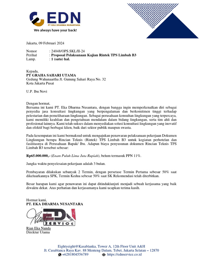 SKL EDN 24048 - Rintek TPS LB3 Hotel | PDF