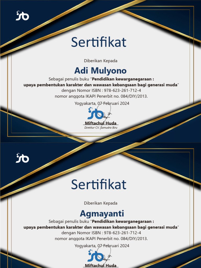 Sertifikat Kewarganegaraan | PDF