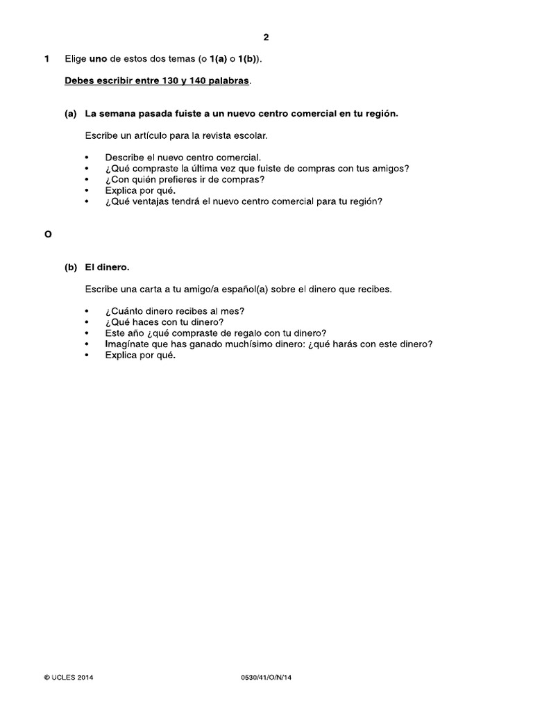 Spanish Carta y Articulo | PDF