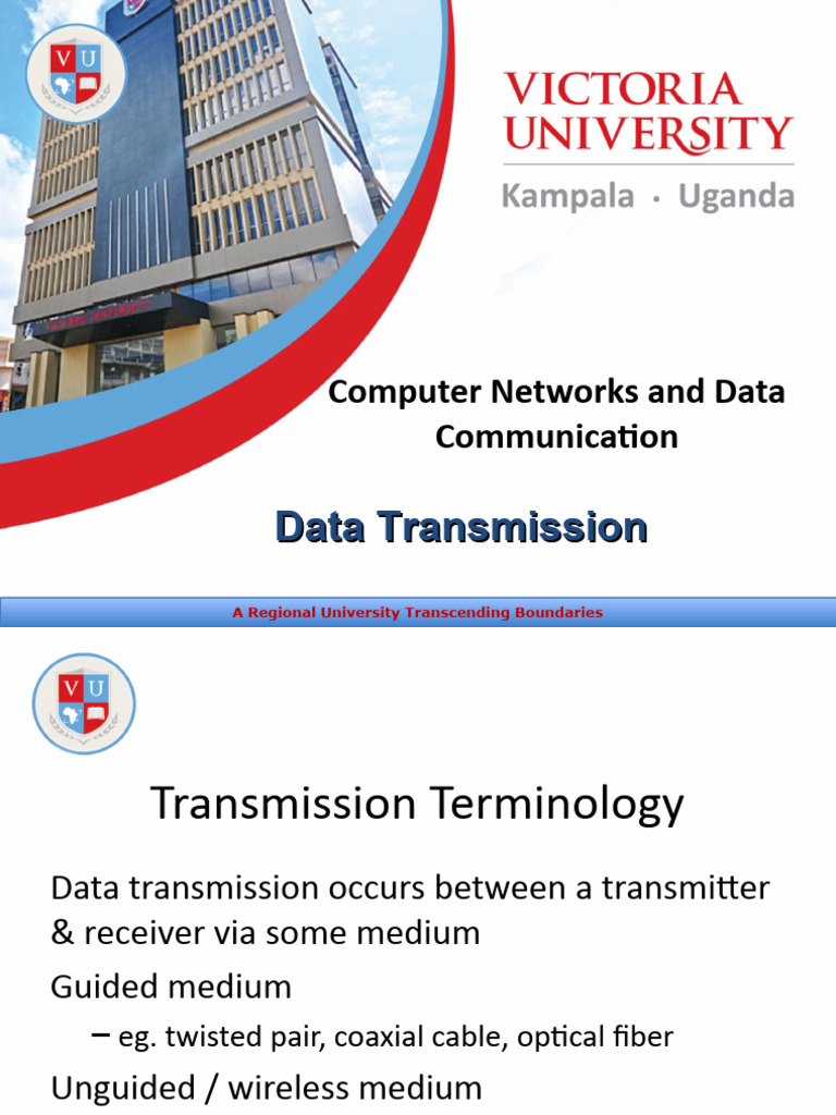Data Transmission Basics | PDF | Transmission Medium | Distortion