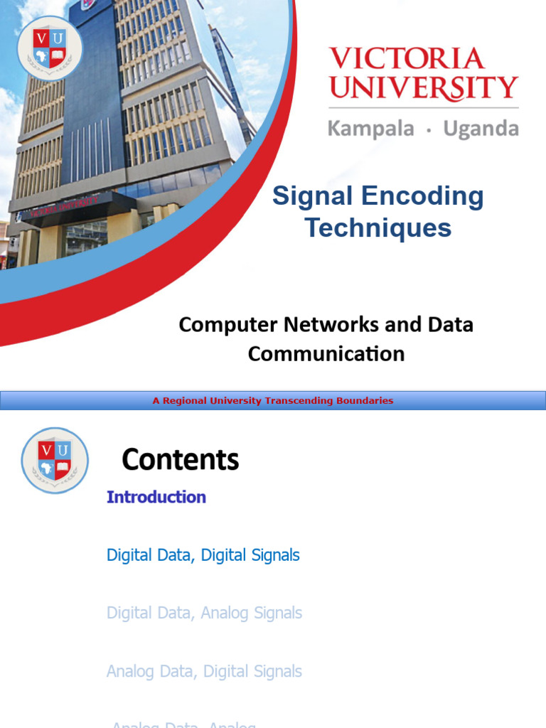 Topic 4 Siginal Enconding Techniques | PDF | Modulation | Digital Signal