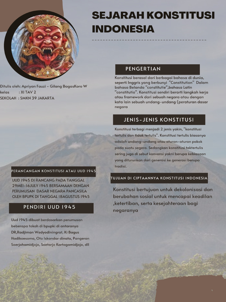 Sejarah Konstitusi Indonesia - Hierarki Dan Hubungan Antar Regulasi. | PDF