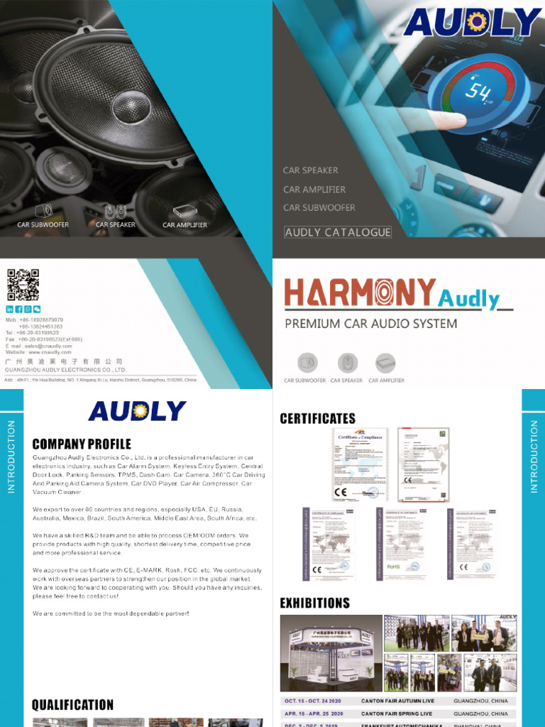 Catalog of Car Audio System | PDF