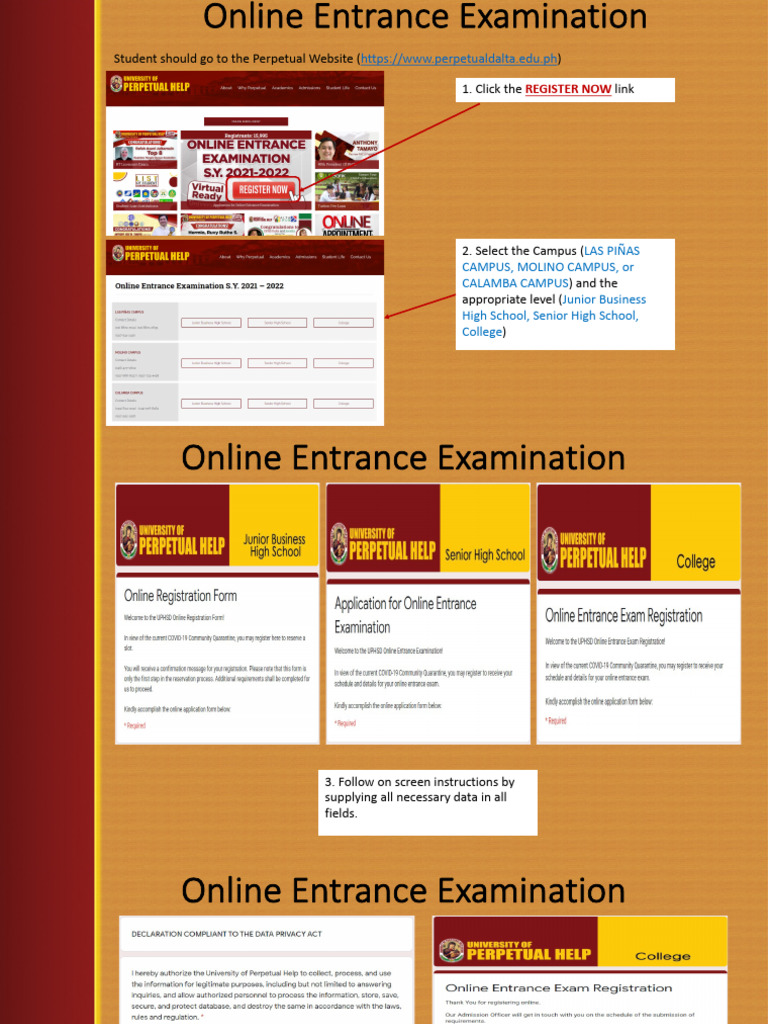 UPHSD Online Enrollment Guide | PDF | Career & Growth | Business
