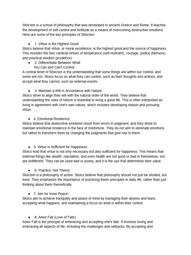 Stoicism Pdf Stoicism Virtue