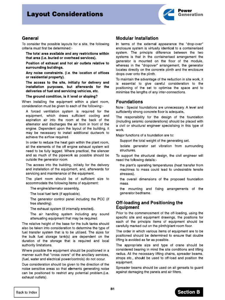 Standard Layout Cummins | PDF
