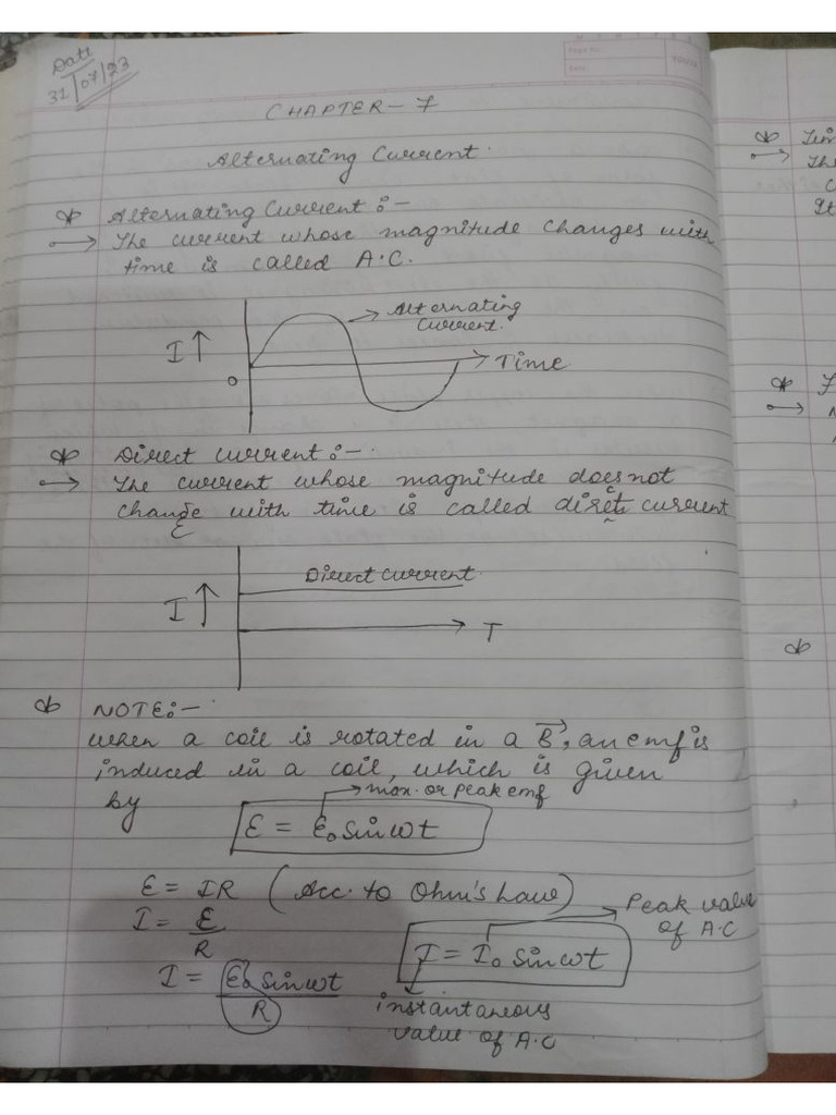 Alternating Current | PDF