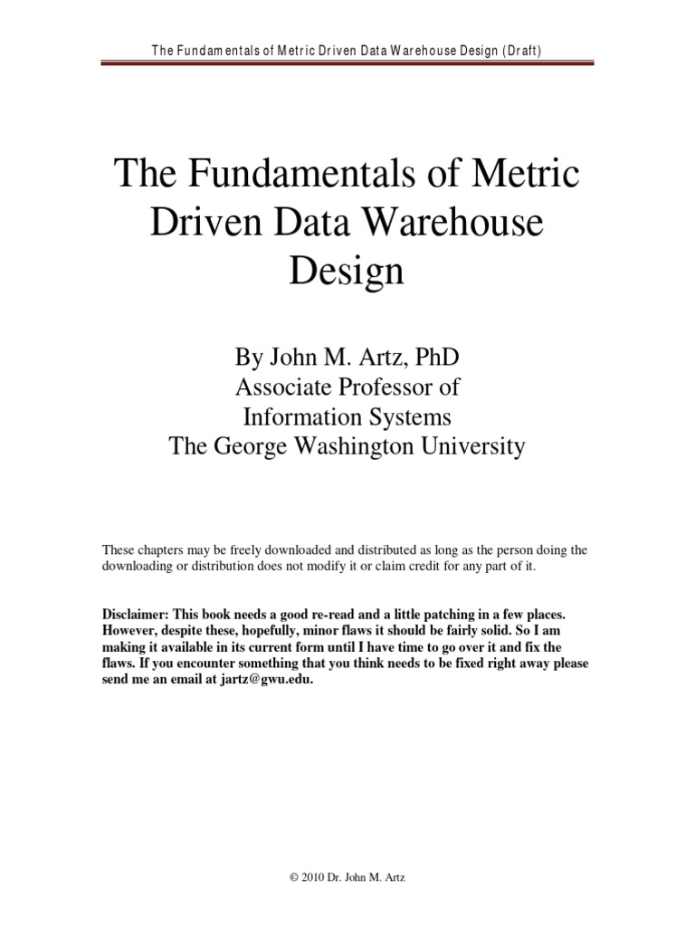 DW Design | PDF | Database Index | Databases