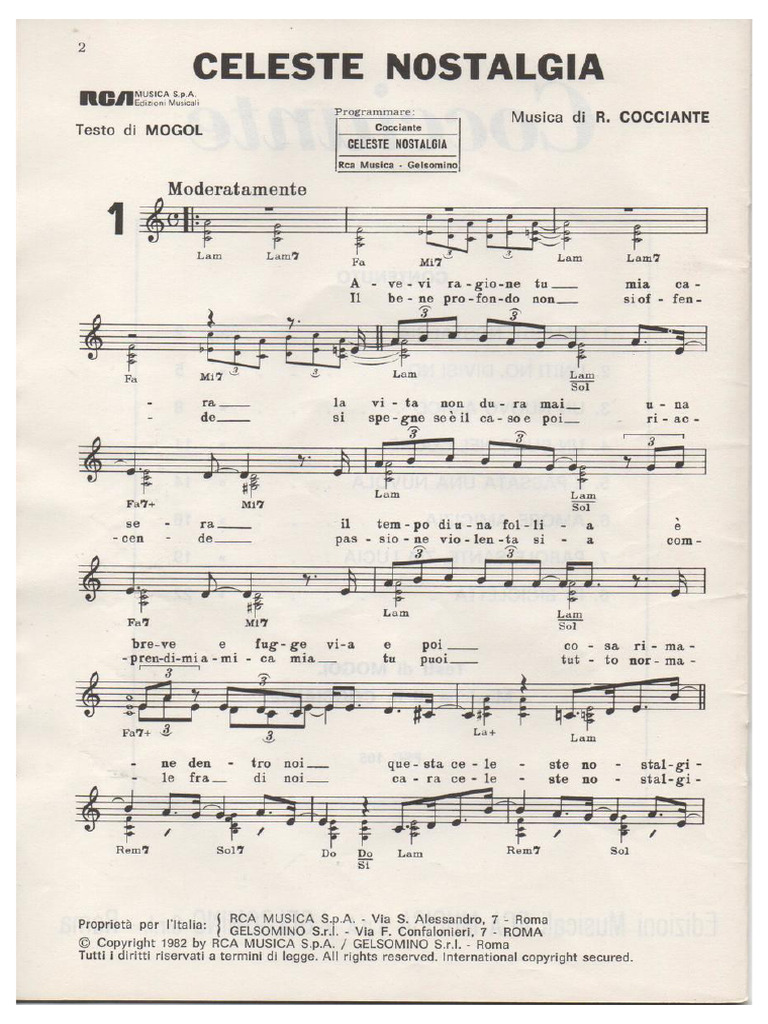 Celeste Nostalgia | PDF