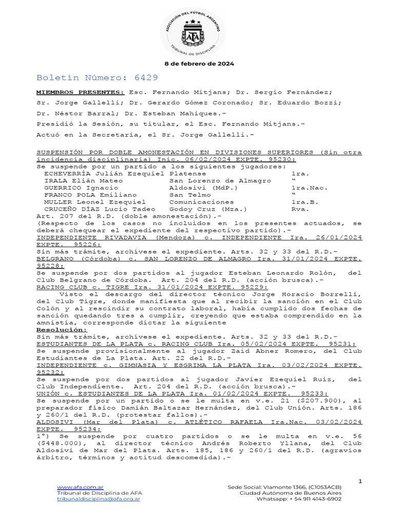 Afa 2 | PDF | Asociación de clubes de fútbol | Asociación de equipos de fútbol