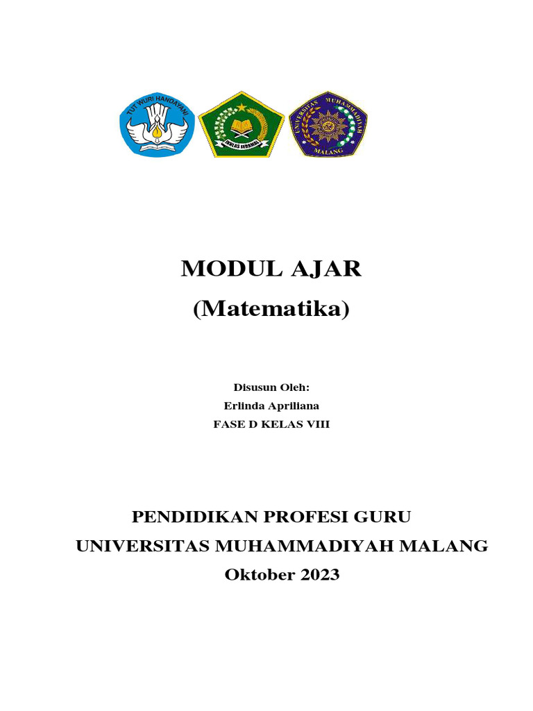 Modul Ajar Konsep Gradien | PDF