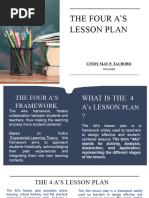 Format of 4a's Lesson Plan | PDF | Lesson Plan | Learning