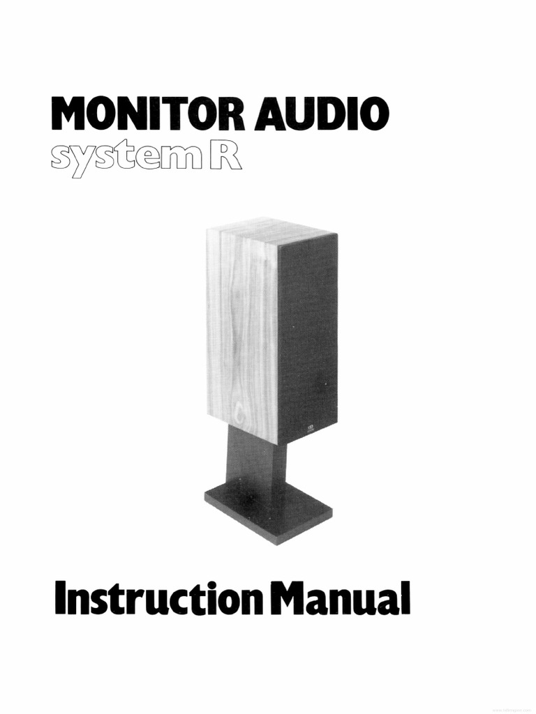 Monitor Audio System r152 252 352 552 en | PDF