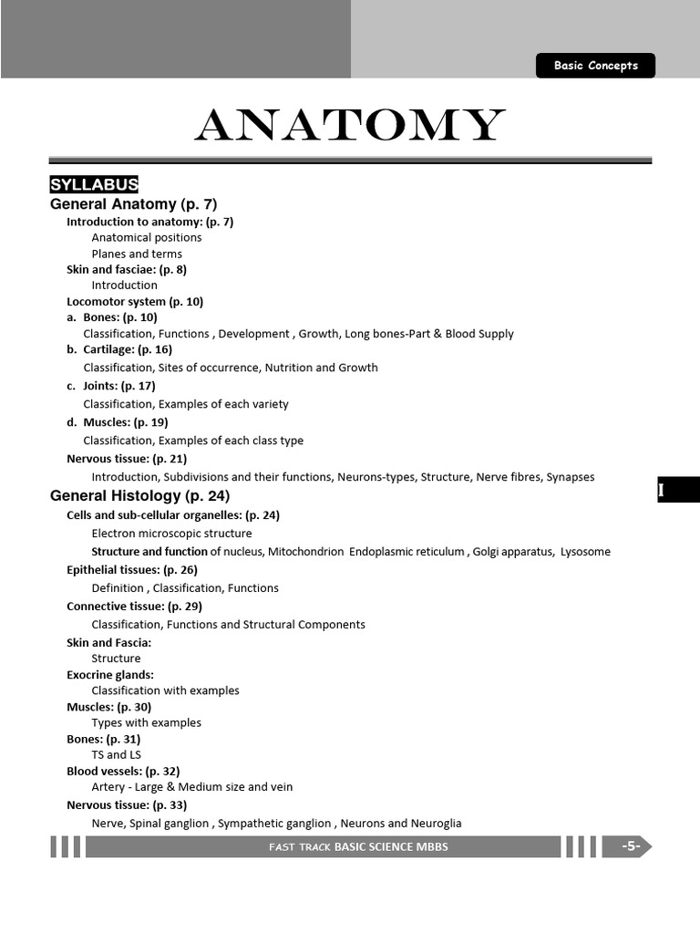 Anatomy BASIC | PDF | Anatomical Terms Of Motion | Bone
