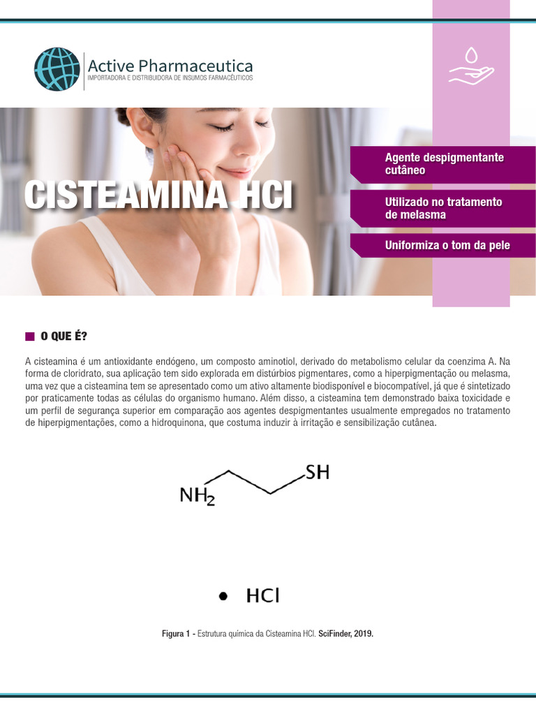Uso Da Cisteamina No Melasma | PDF | Pele | Tiol