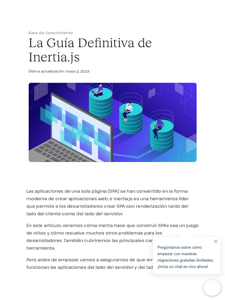 Guía de Inertia.js para Desarrolladores | PDF | Redes | Internet y web